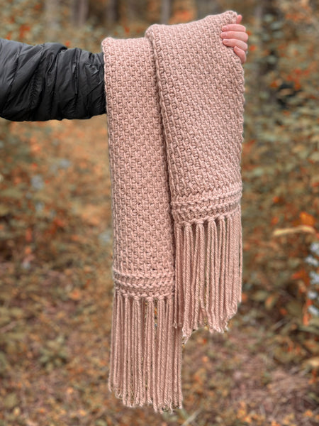 Crochet Kit - Bridle Path Scarf – Lion Brand Yarn