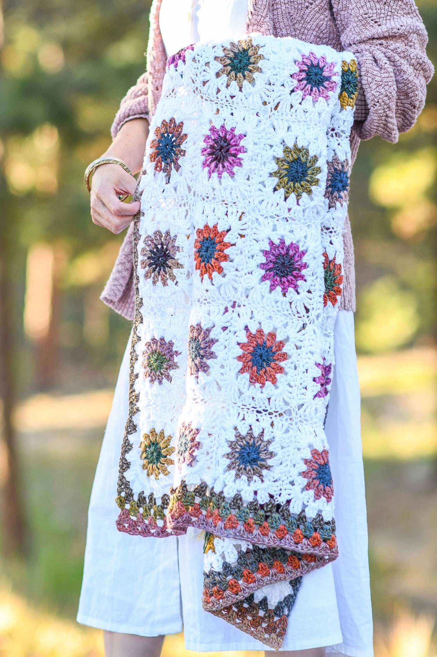Crochet Kit - Meadow Flowers Blanket – Lion Brand Yarn