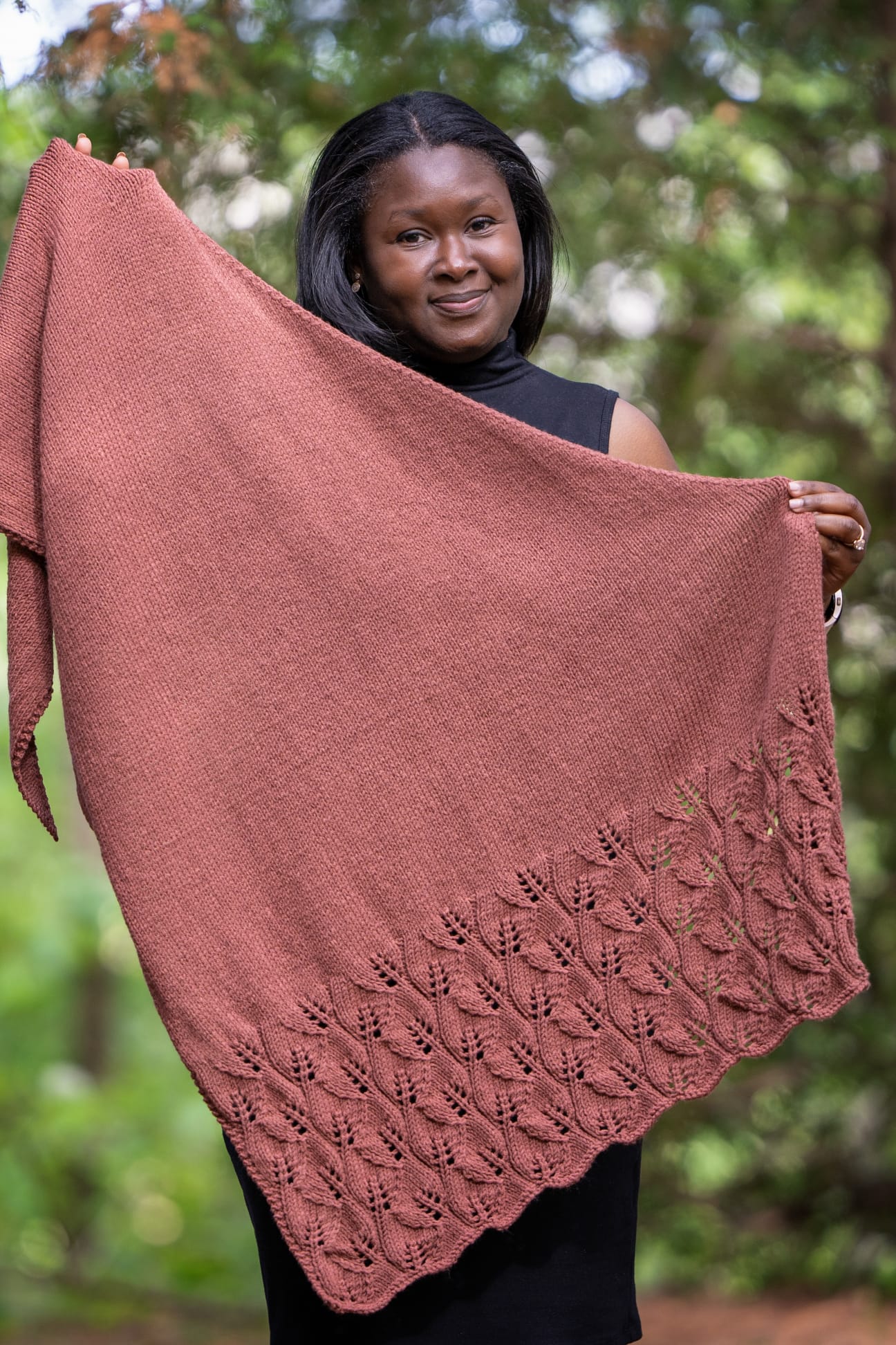 Knit Kit - Leafey Shawl – Lion Brand Yarn