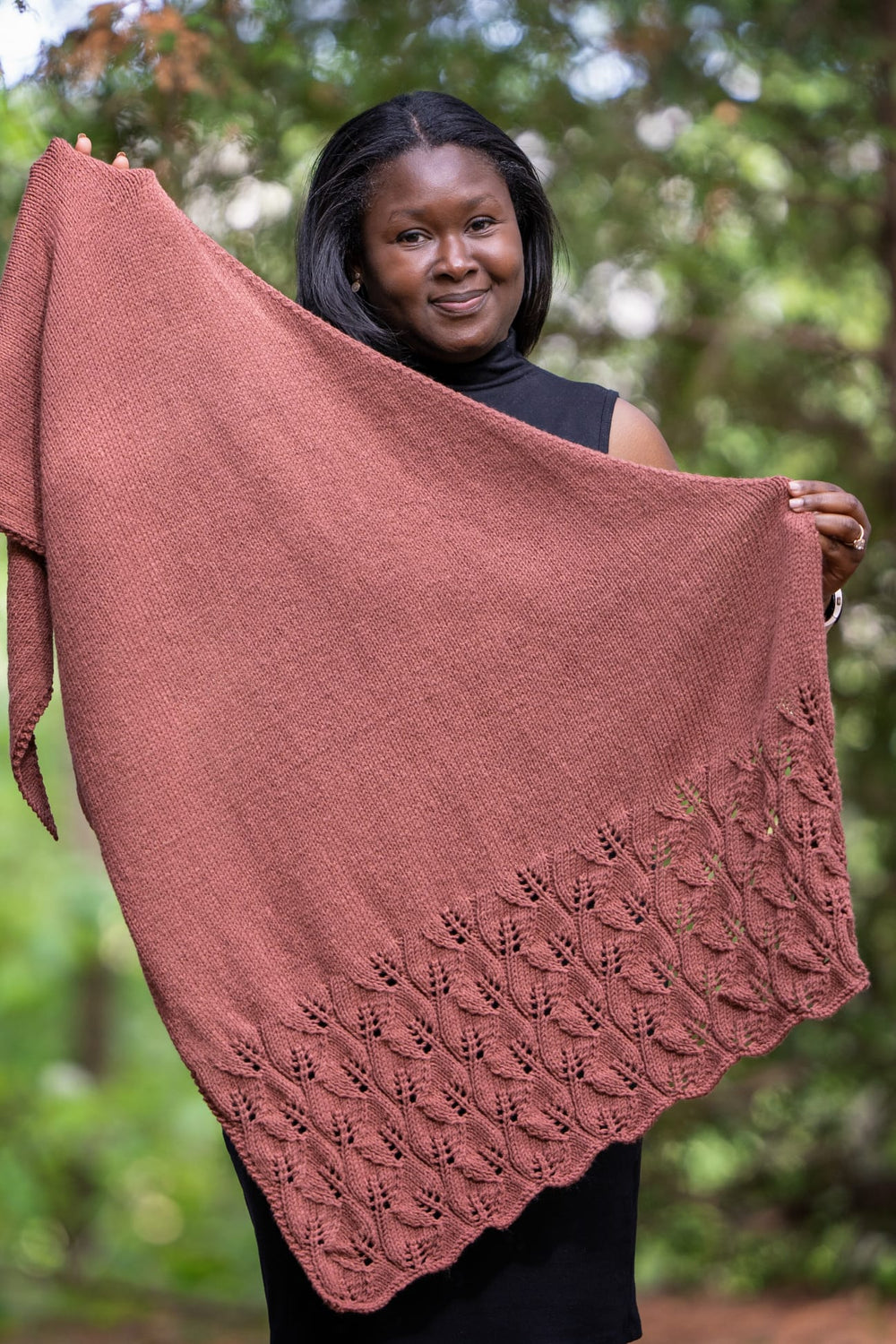 Knit Kit - Leafey Shawl – Lion Brand Yarn