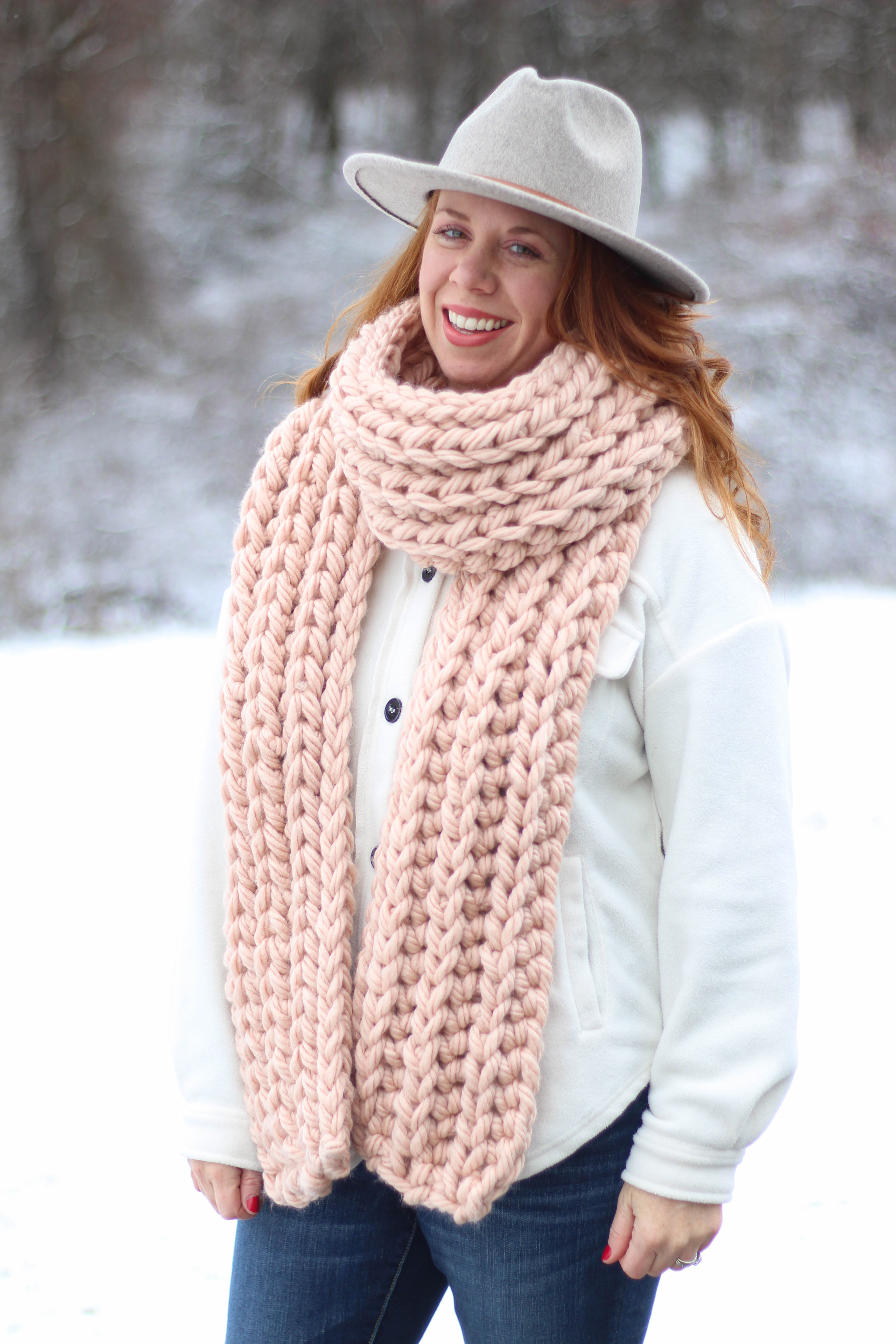 Crochet Kit - Extra Super Crochet Scarf – Lion Brand Yarn