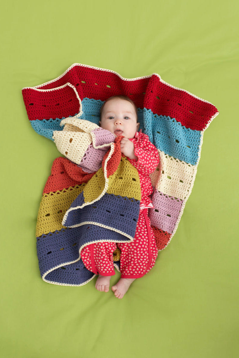 All Season Baby Throw Pattern (Crochet) – Lion Brand Yarn