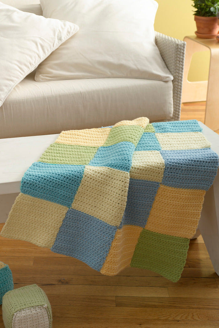 Baby Blocks Afghan Pattern (Crochet) – Lion Brand Yarn