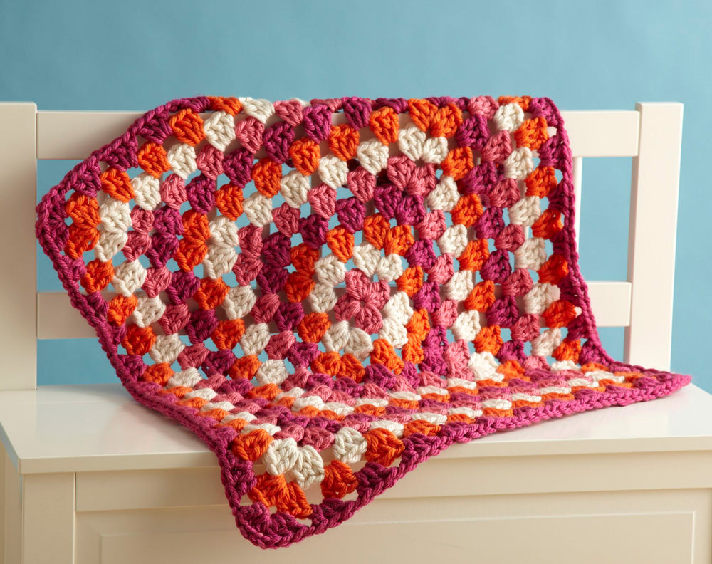 Baby Throw Pattern (Crochet) - Version 2 – Lion Brand Yarn