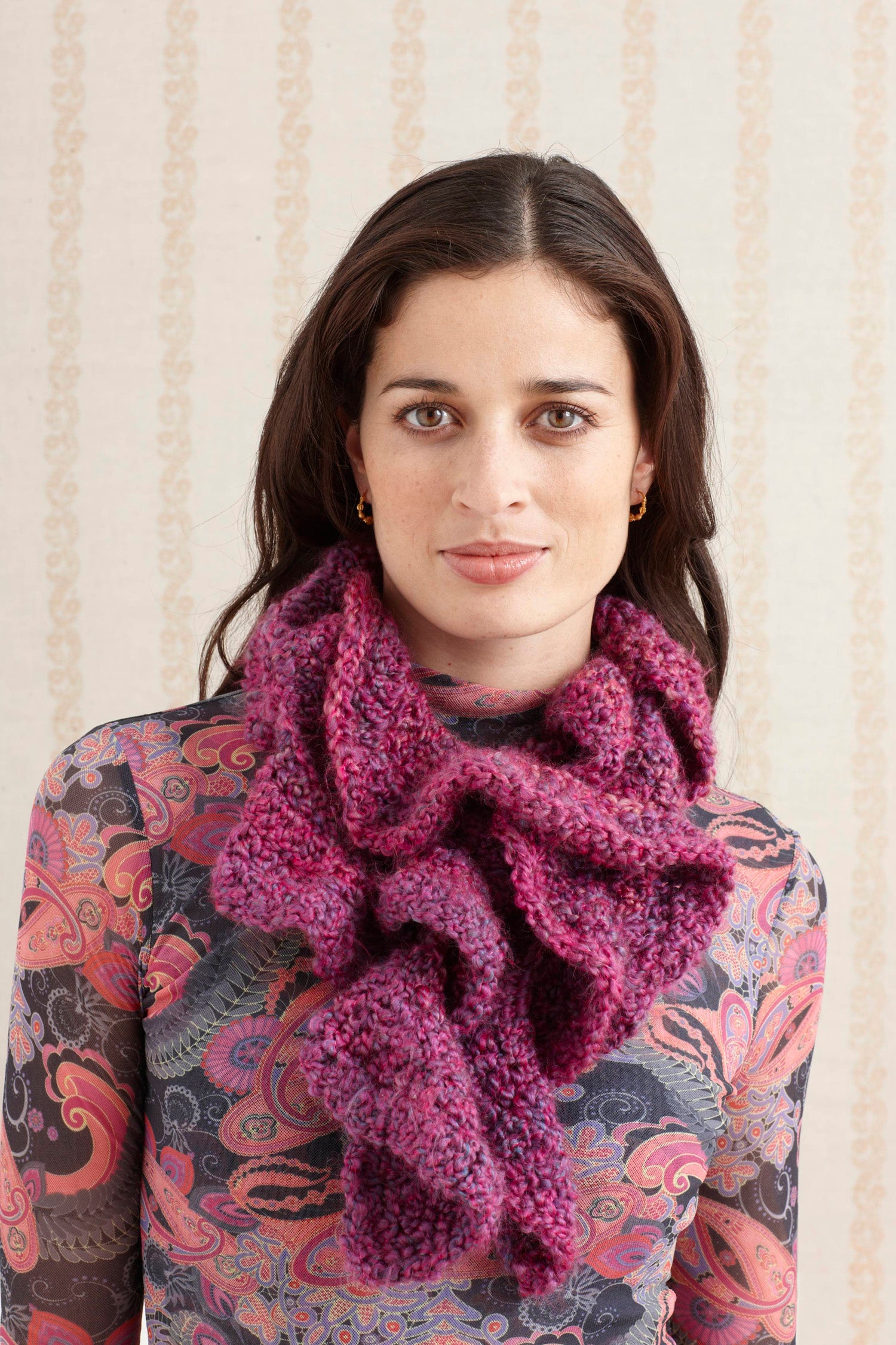 Berry Spice Scarf Pattern (Crochet) – Lion Brand Yarn