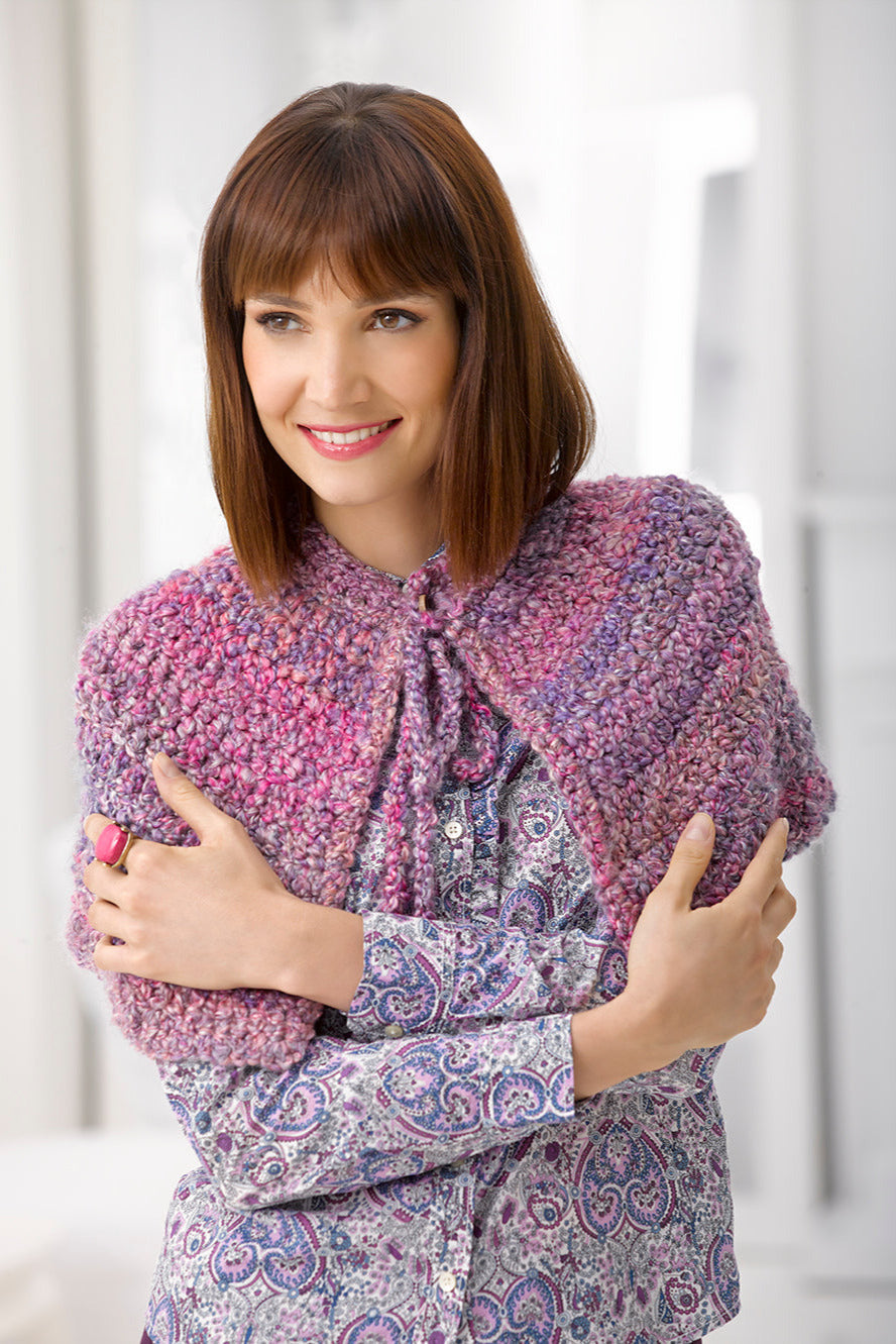 Charlotte Bronte Cape Pattern (Crochet) – Lion Brand Yarn
