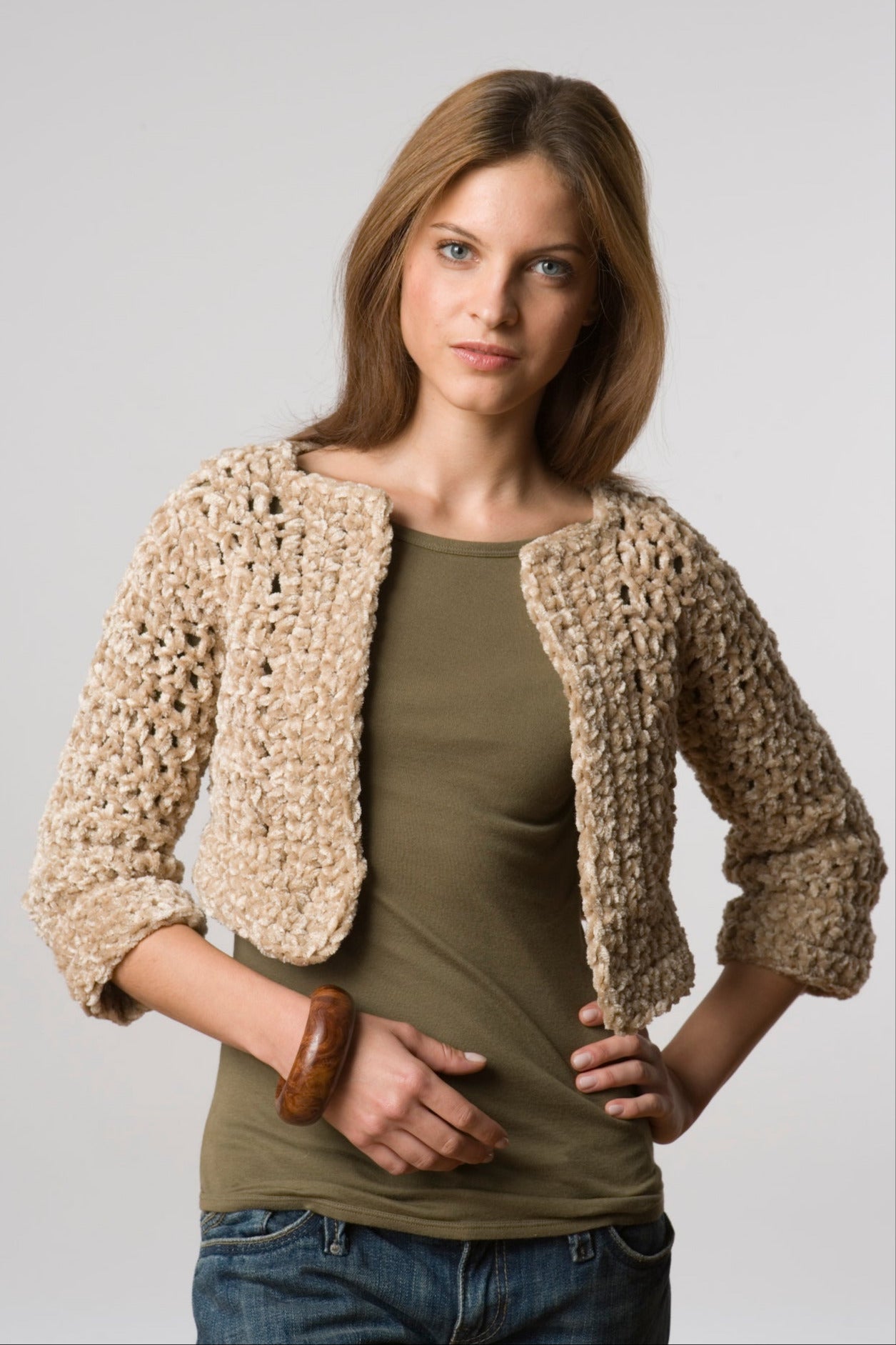 Crochet Bolero (Crochet) – Lion Brand Yarn
