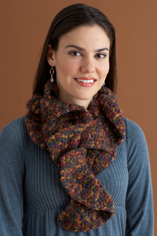 Crochet Ruffle Scarf Pattern (Crochet) – Lion Brand Yarn