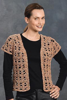 Crocheted Vest Pattern (Crochet) – Lion Brand Yarn