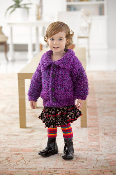 Cutie Pie Sweater Pattern (Crochet) – Lion Brand Yarn