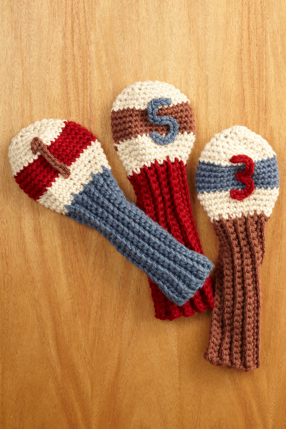 Golf Club Covers (Crochet) – Lion Brand Yarn