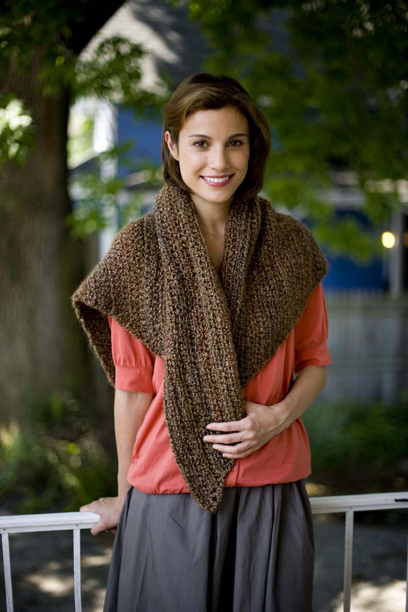 Natural Comfort Shawl (Crochet) – Lion Brand Yarn