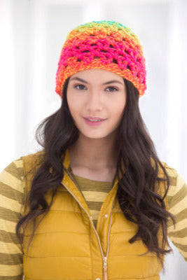 Over The Rainbow Hat (Crochet) – Lion Brand Yarn