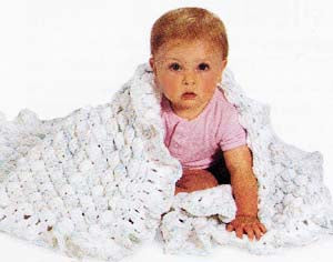 Reversible Shell Blanket Carriage Cover Pattern (Crochet) – Lion Brand Yarn
