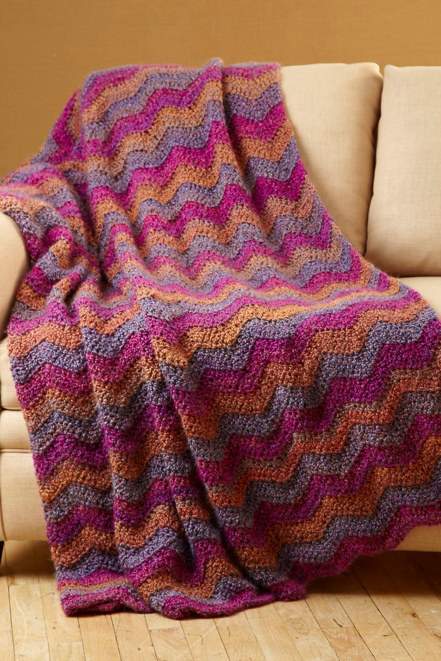 Ripple Effect Throw Pattern (Crochet) – Lion Brand Yarn