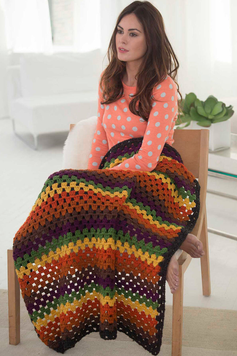 Santa Fe Throw Pattern (Crochet) – Lion Brand Yarn