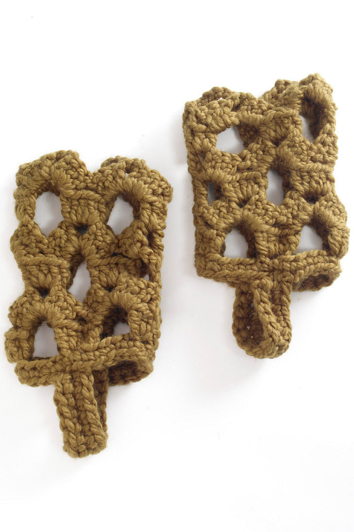 Spicy Lace Leg Warmers (Crochet) – Lion Brand Yarn