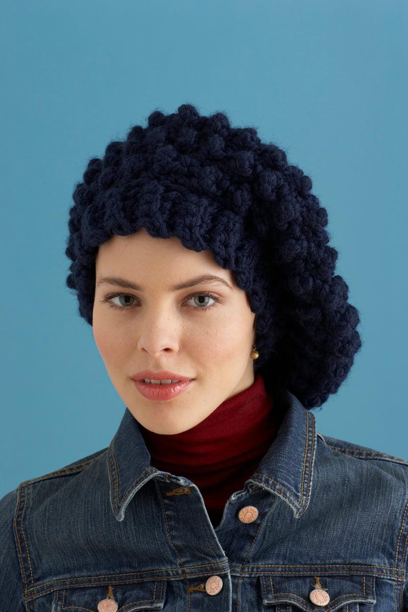 Textured Beret Pattern (Crochet) – Lion Brand Yarn