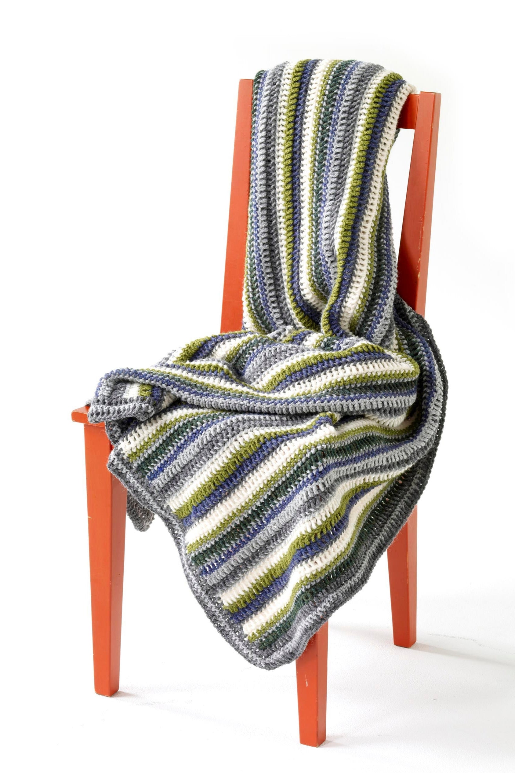 The Striped Afghan Pattern (Crochet) – Lion Brand Yarn