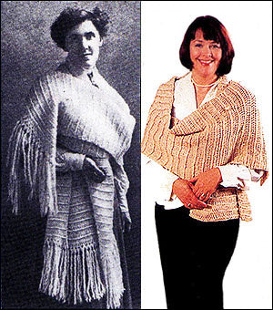 Then and Now Crocheted Shawl Pattern – Lion Brand Yarn