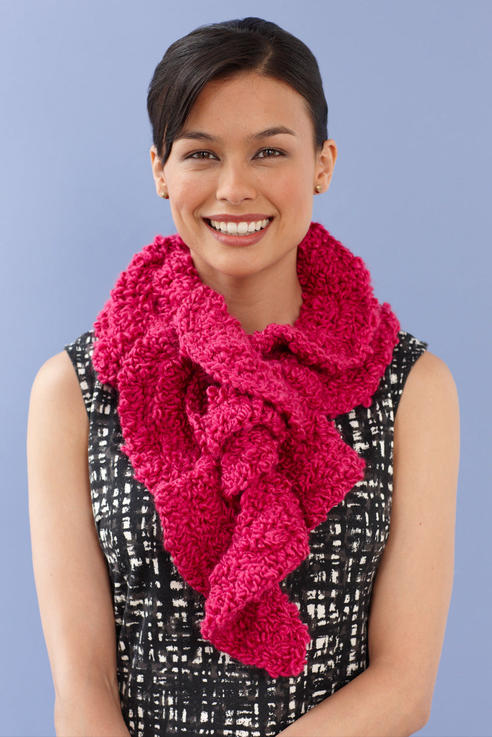 Vertical Twist Scarf Pattern (Crochet) – Lion Brand Yarn