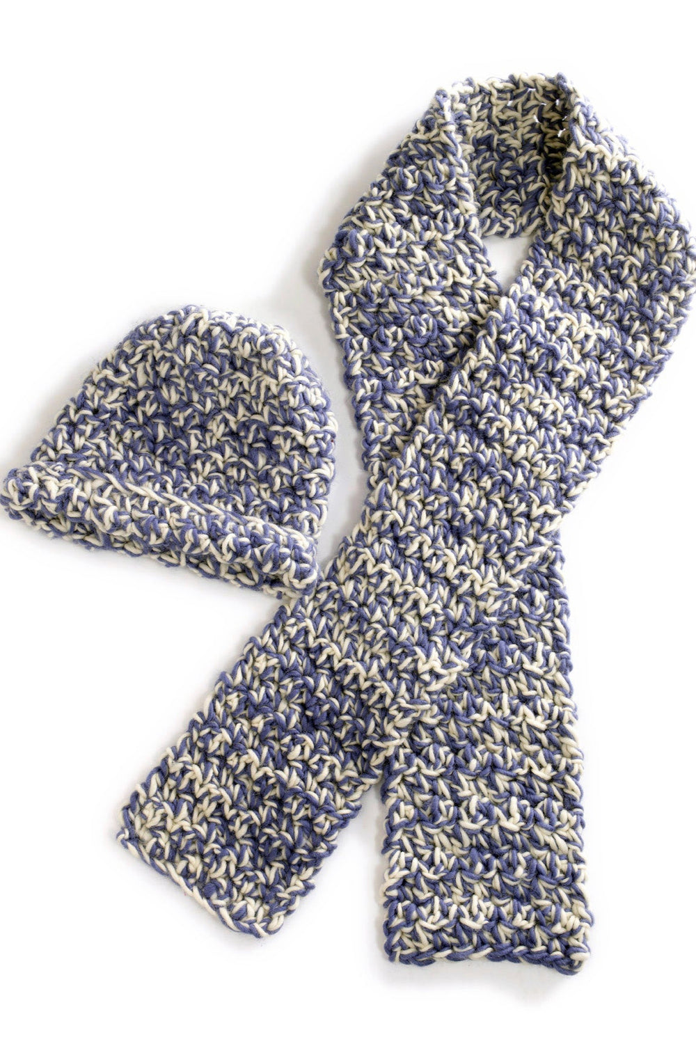 Waterloo Hat and Scarf (Crochet) – Lion Brand Yarn