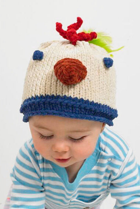 Baby Animal Chicken Little Hat Pattern (Knit) – Lion Brand Yarn
