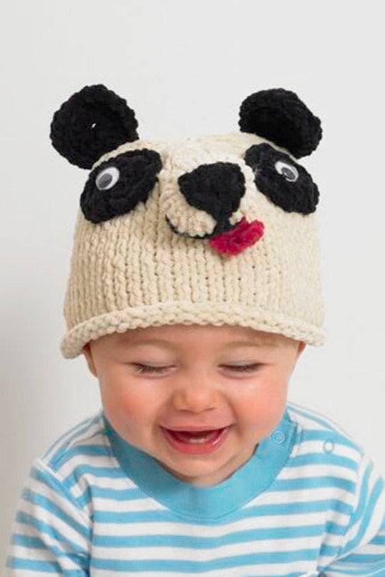 Baby Animal Panda Bear Hat Pattern (Knit) – Lion Brand Yarn