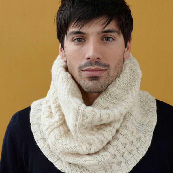 Knit Cable Cowl Pattern Honey Cable Cowl Kit (Yarn+Pattern) | Morris
