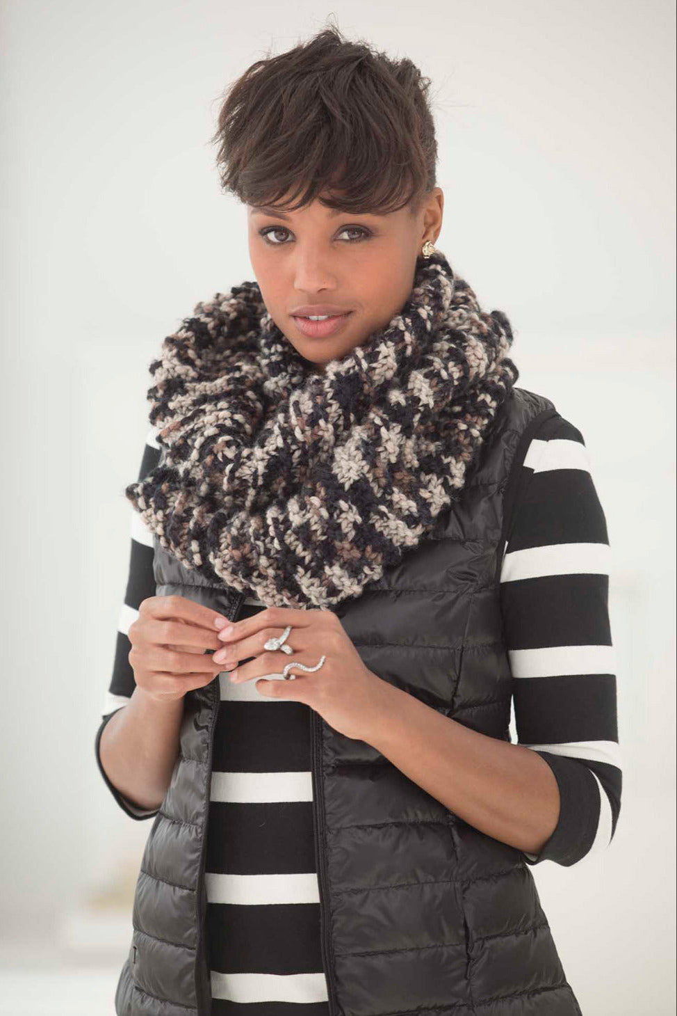 Camo Cowl Pattern (Knit) – Lion Brand Yarn