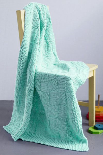 Checkers Baby Blanket Pattern (Knit) – Lion Brand Yarn