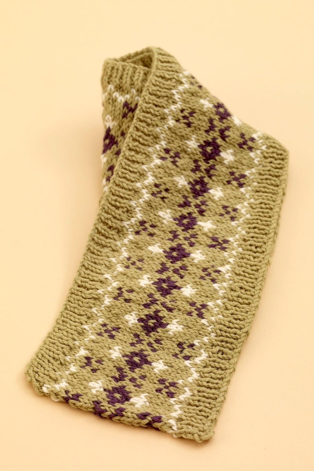 Fair Isle Scarf Pattern (Knit) – Lion Brand Yarn