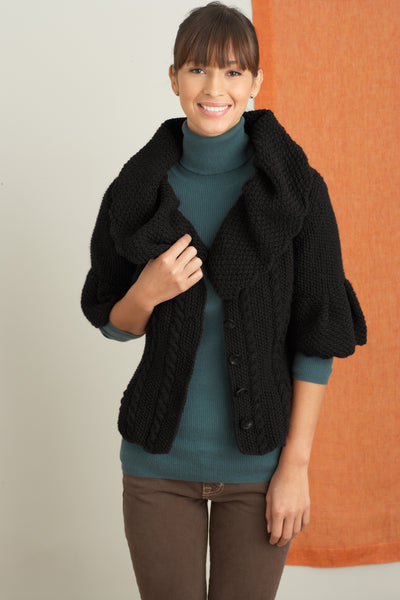 Fifth Avenue Cardigan (Knit) – Lion Brand Yarn