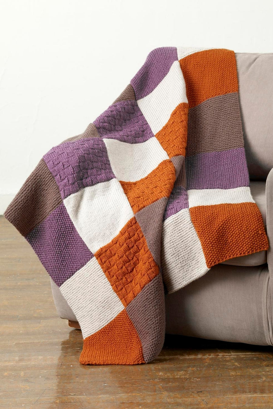 Flagg Court Afghan Pattern (Knit) – Lion Brand Yarn