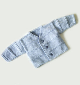 Garter Ridge Baby Cardigan Pattern (Knit) - Version 1 – Lion Brand Yarn