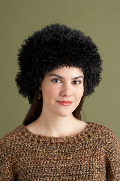 Gathered Pillbox Hat (Knit) – Lion Brand Yarn
