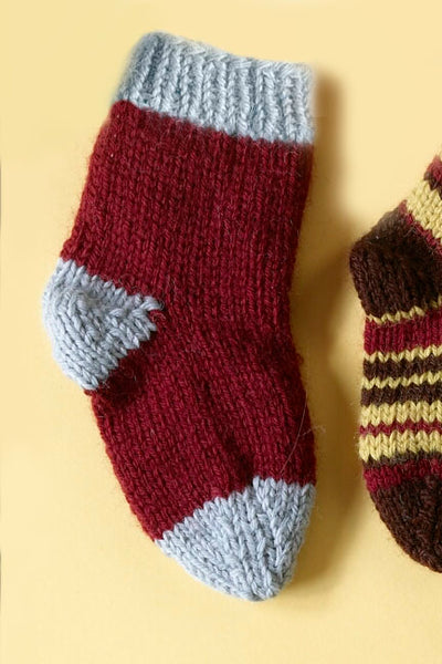 childrens socks knitting pattern