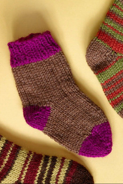 childrens socks knitting pattern