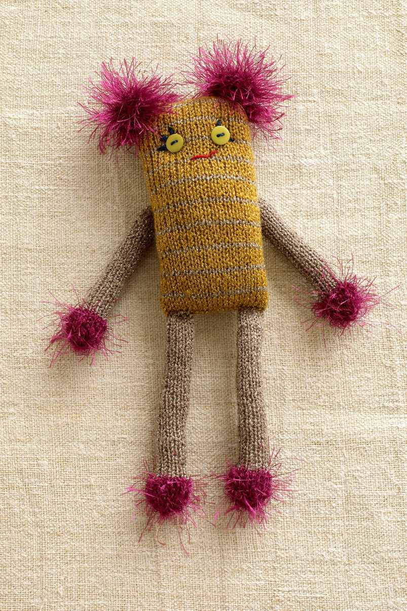 Knit Striped Sally Doll Pattern – Lion Brand Yarn
