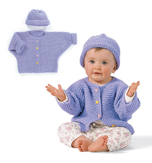 Knitted One Stitch Sweater Set Pattern – Lion Brand Yarn