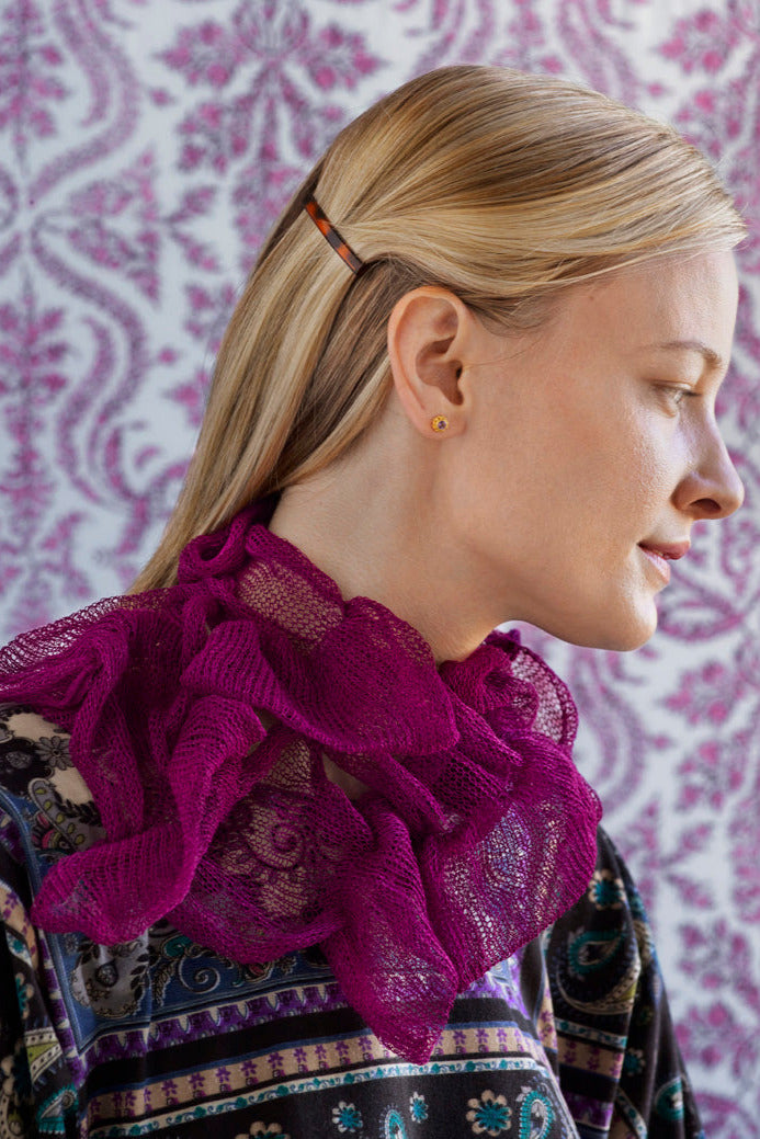 Lace Net Scarf (Knit) – Lion Brand Yarn