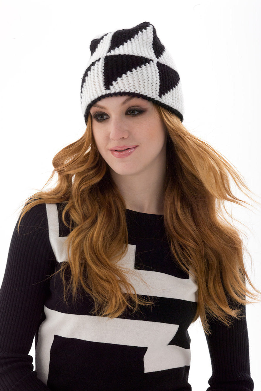 Modernist Hat Pattern (Knit) – Lion Brand Yarn