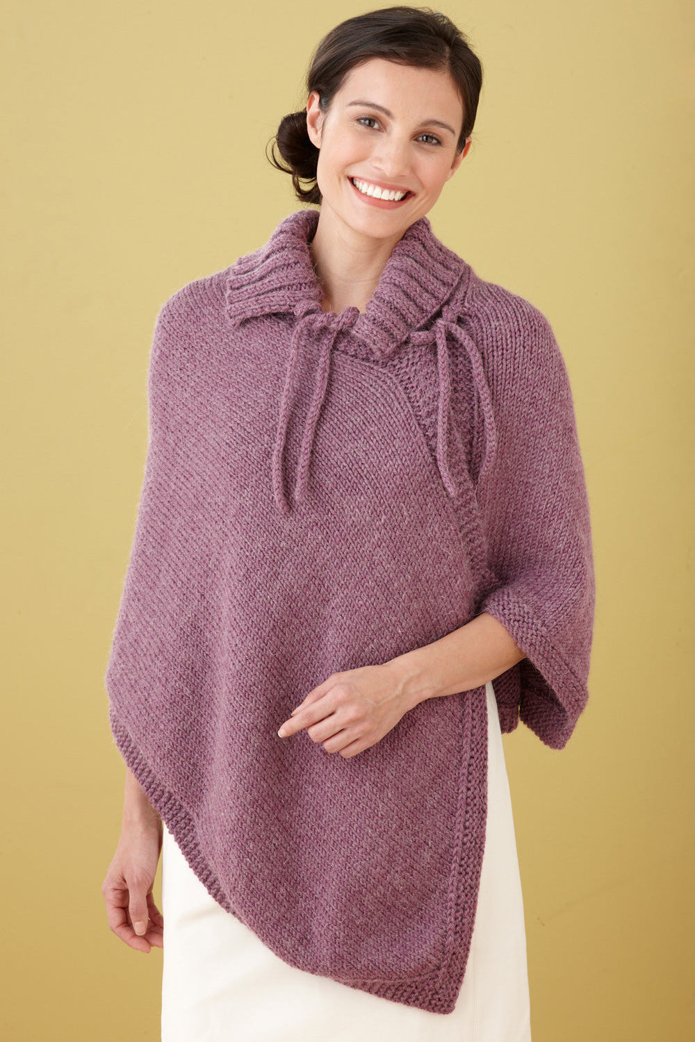 Poncho Wrap Pattern (Knit) – Lion Brand Yarn