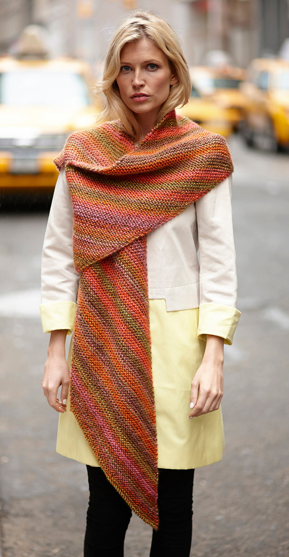 Shaped Shawl Pattern (Knit) – Lion Brand Yarn