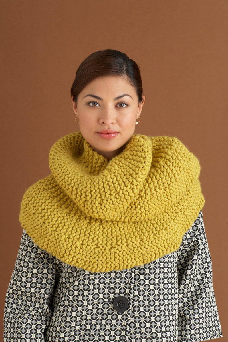 Short Row Scarf (Knit) - Version 2 – Lion Brand Yarn