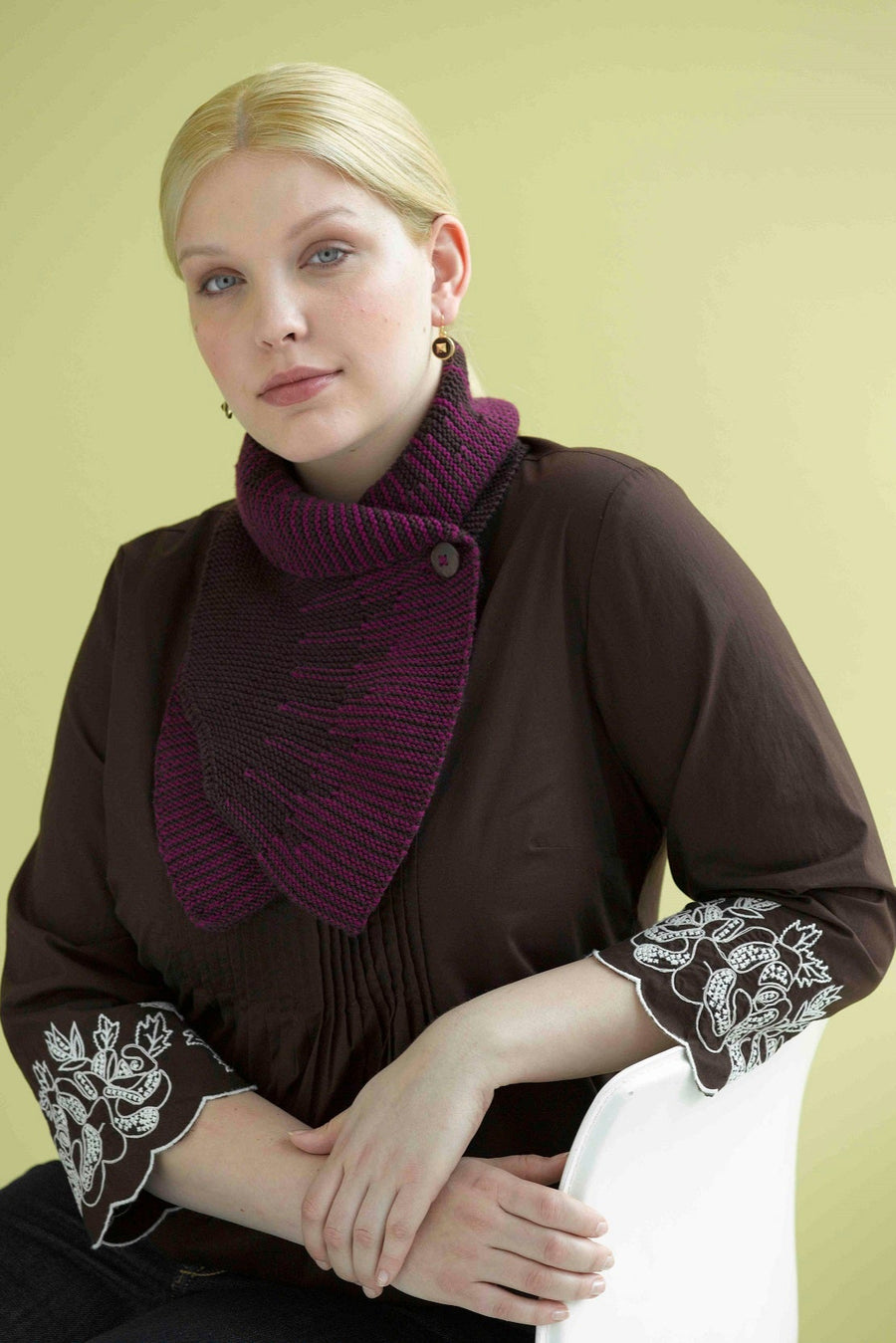 Short Row Scarf (Knit) - Version 3 – Lion Brand Yarn