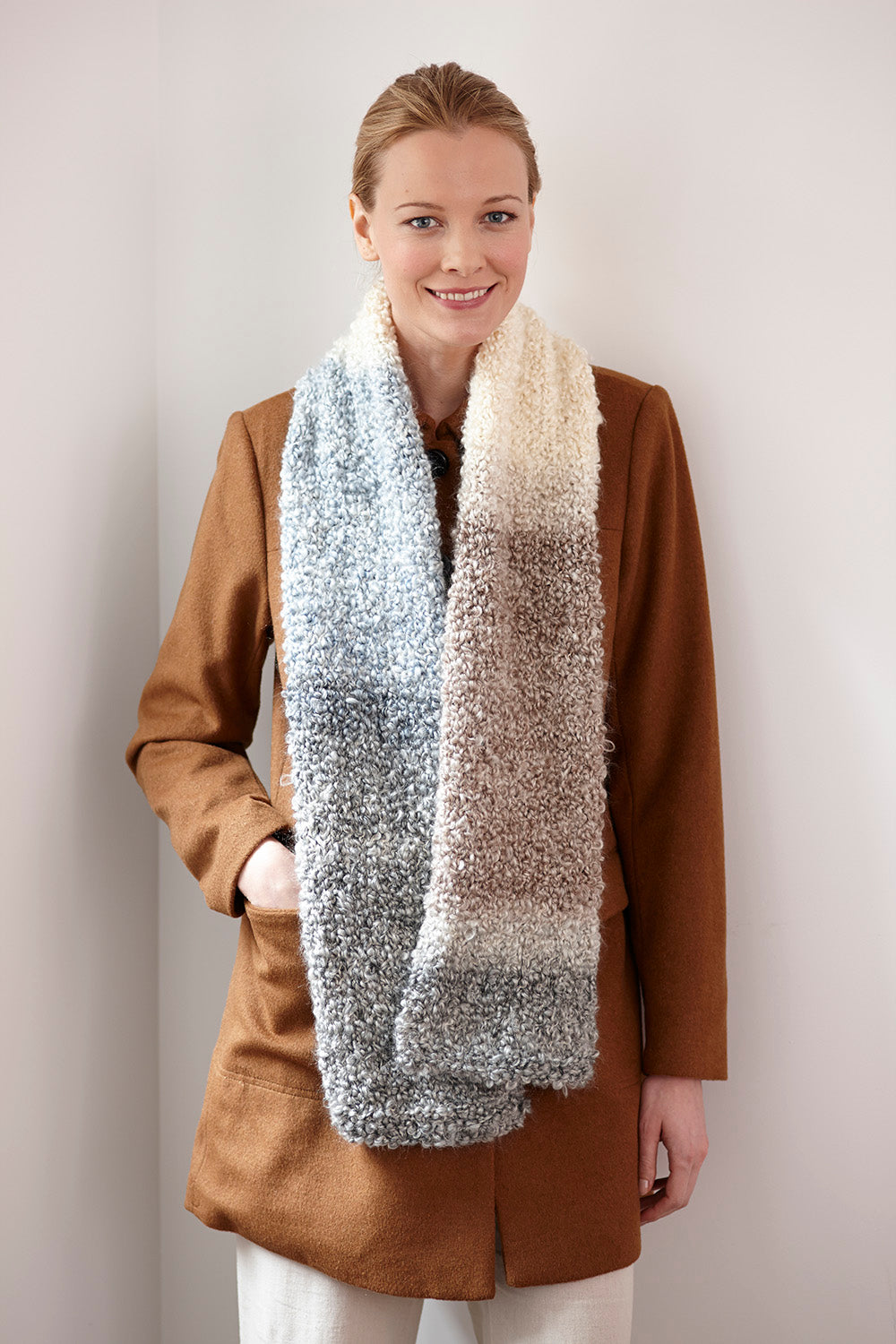 Simple One Ball Scarf (Knit) - Version 5 – Lion Brand Yarn