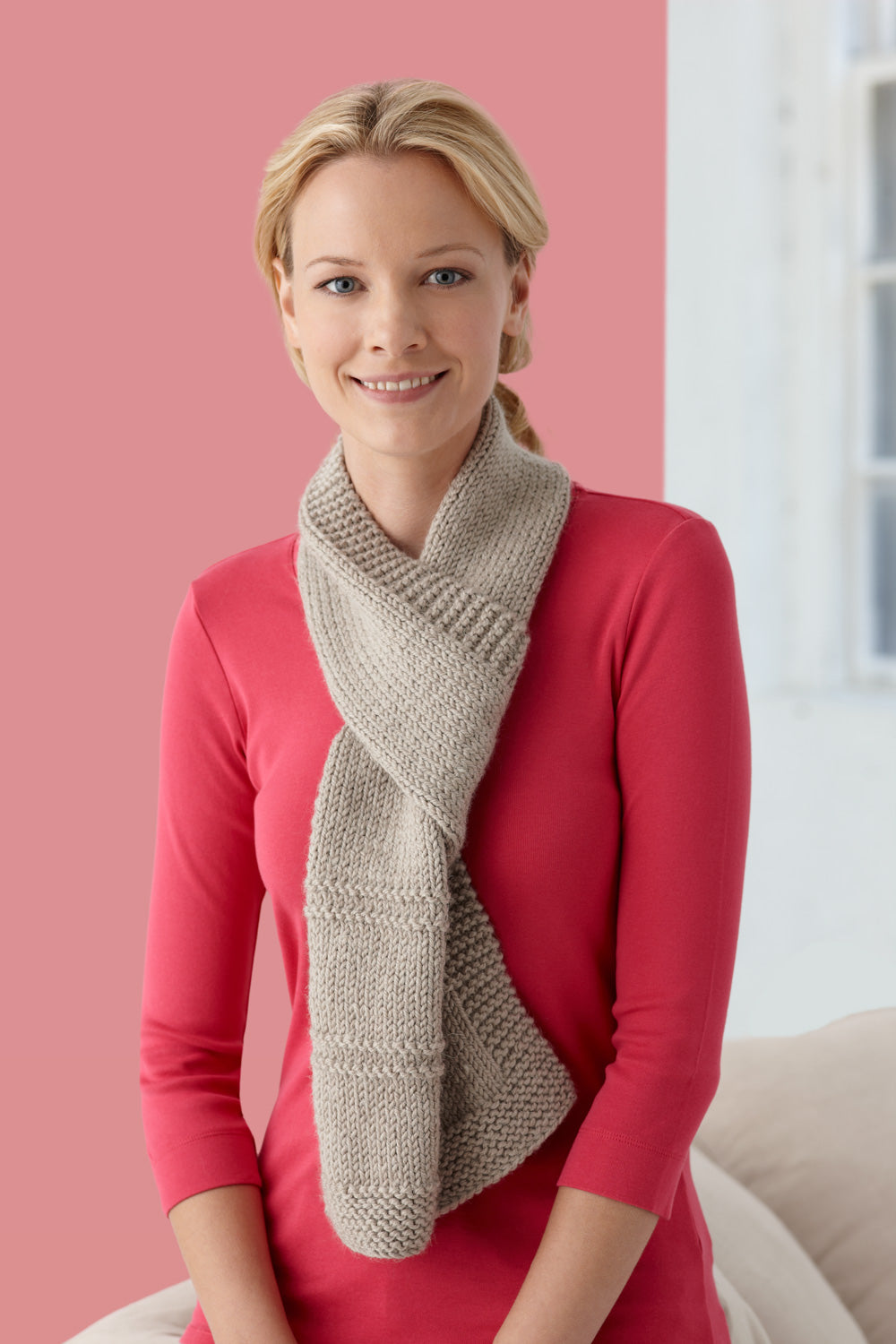 Single Strand Garter Ridge Scarf Pattern (Knit) – Lion Brand Yarn