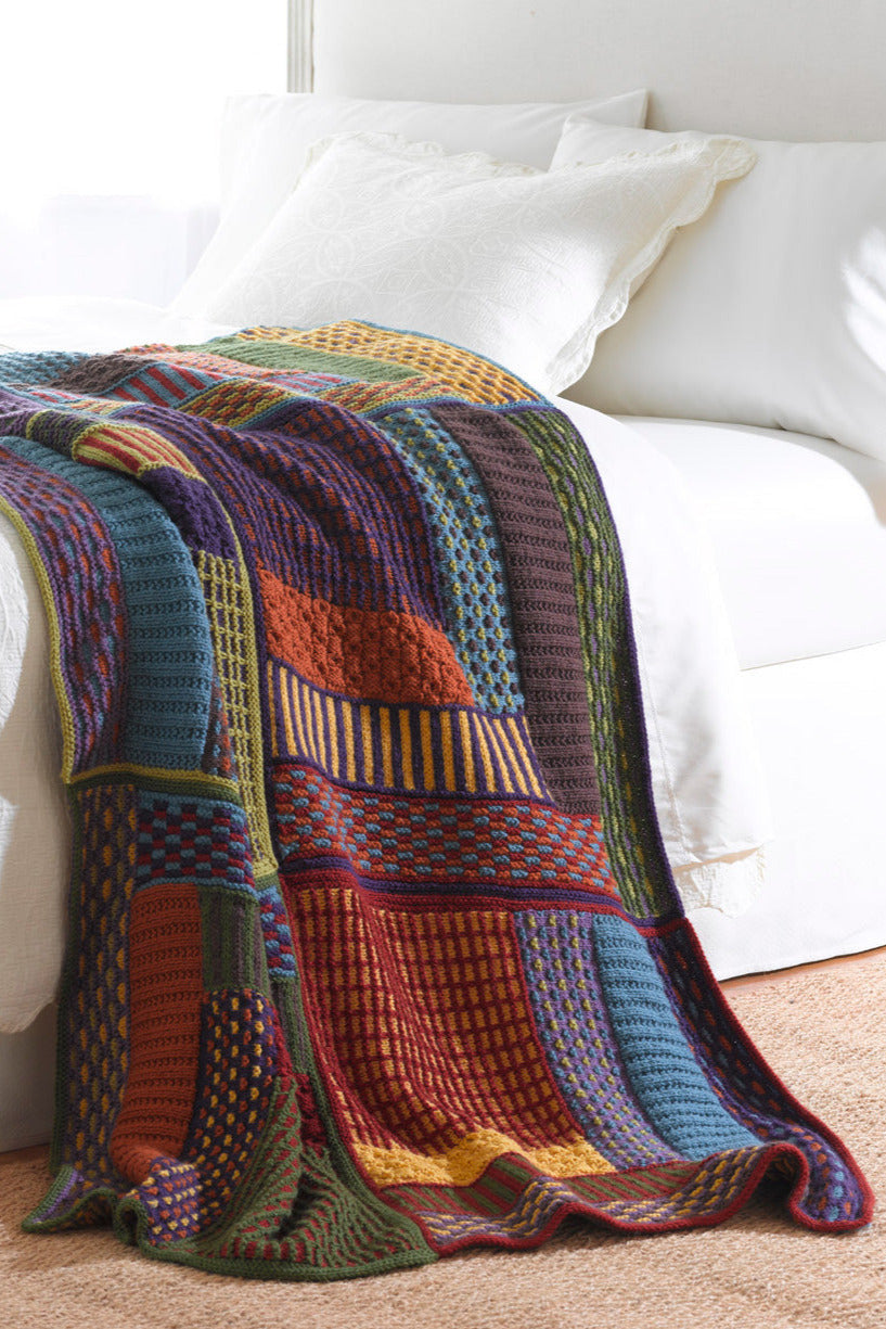 Slip Stitch Sampler Throw (Knit) – Lion Brand Yarn