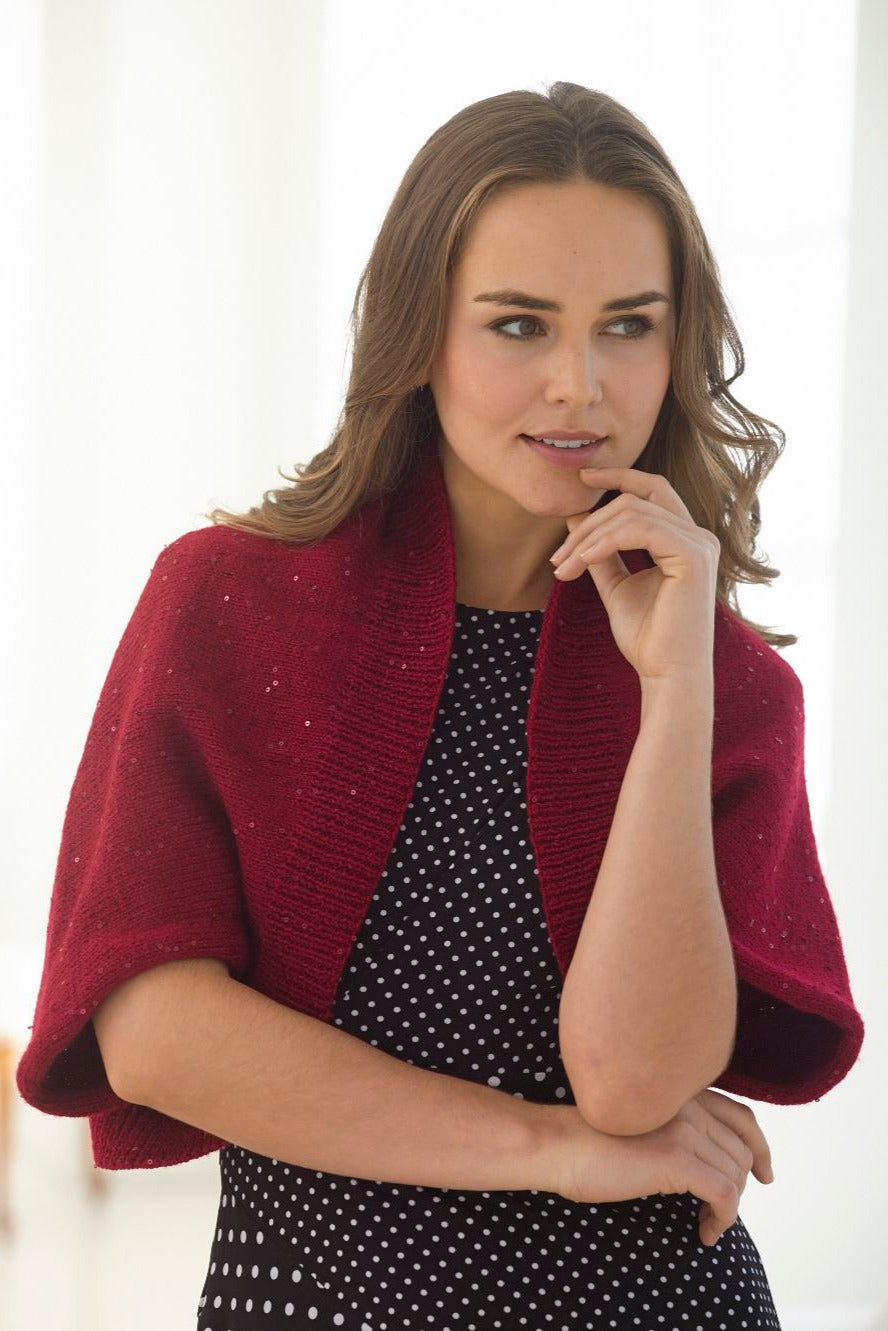 Sparkling Shrug Pattern (Knit) – Lion Brand Yarn